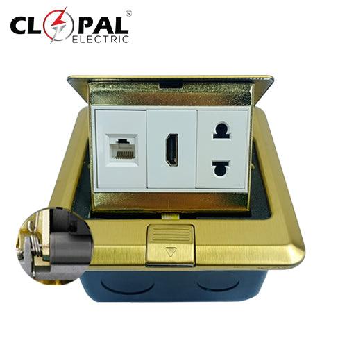 Clopal Silver Floor Socket Multi+Hdmi – Maryam Electric