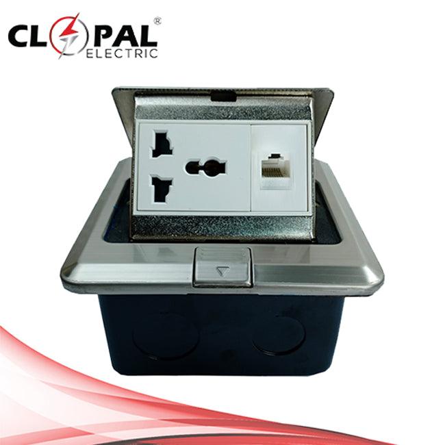 Clopal Silver Floor Socket Multi+Hdmi – Maryam Electric
