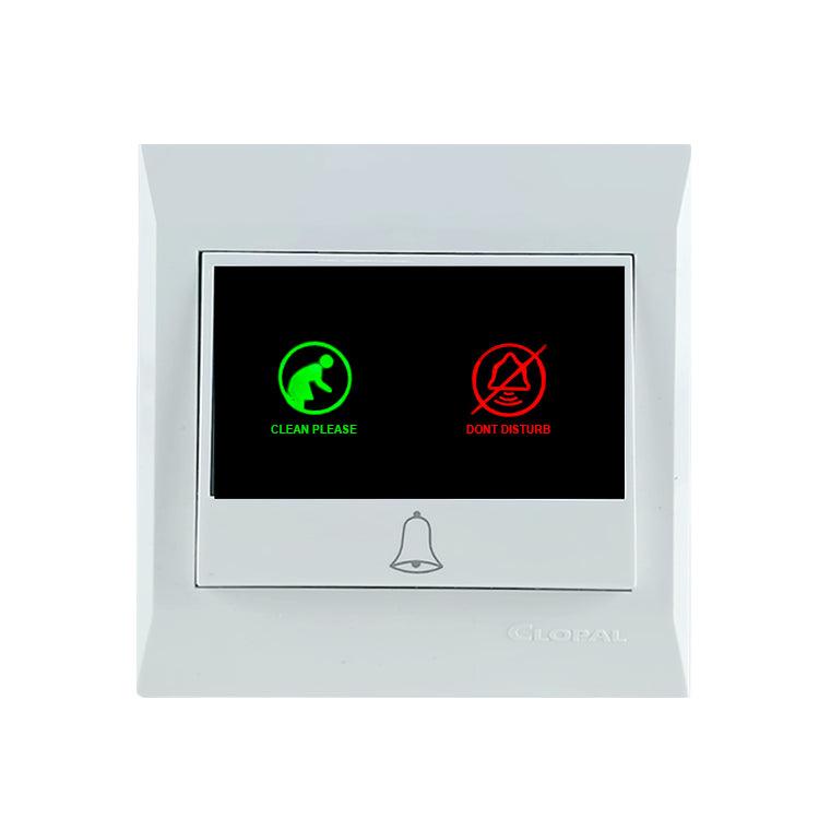 Clipsal Vivace Bell Press Switch with DND & PCU Symbols – Maryam Electric