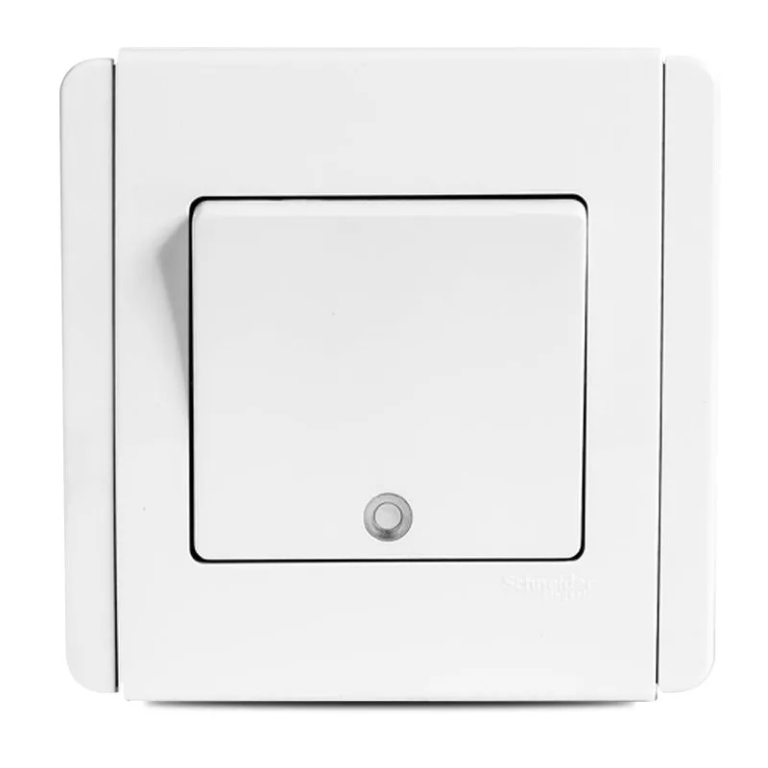 Clipsal Neo 1 Gang 2 way Switch Vertical White with LED and Fluorescent ...